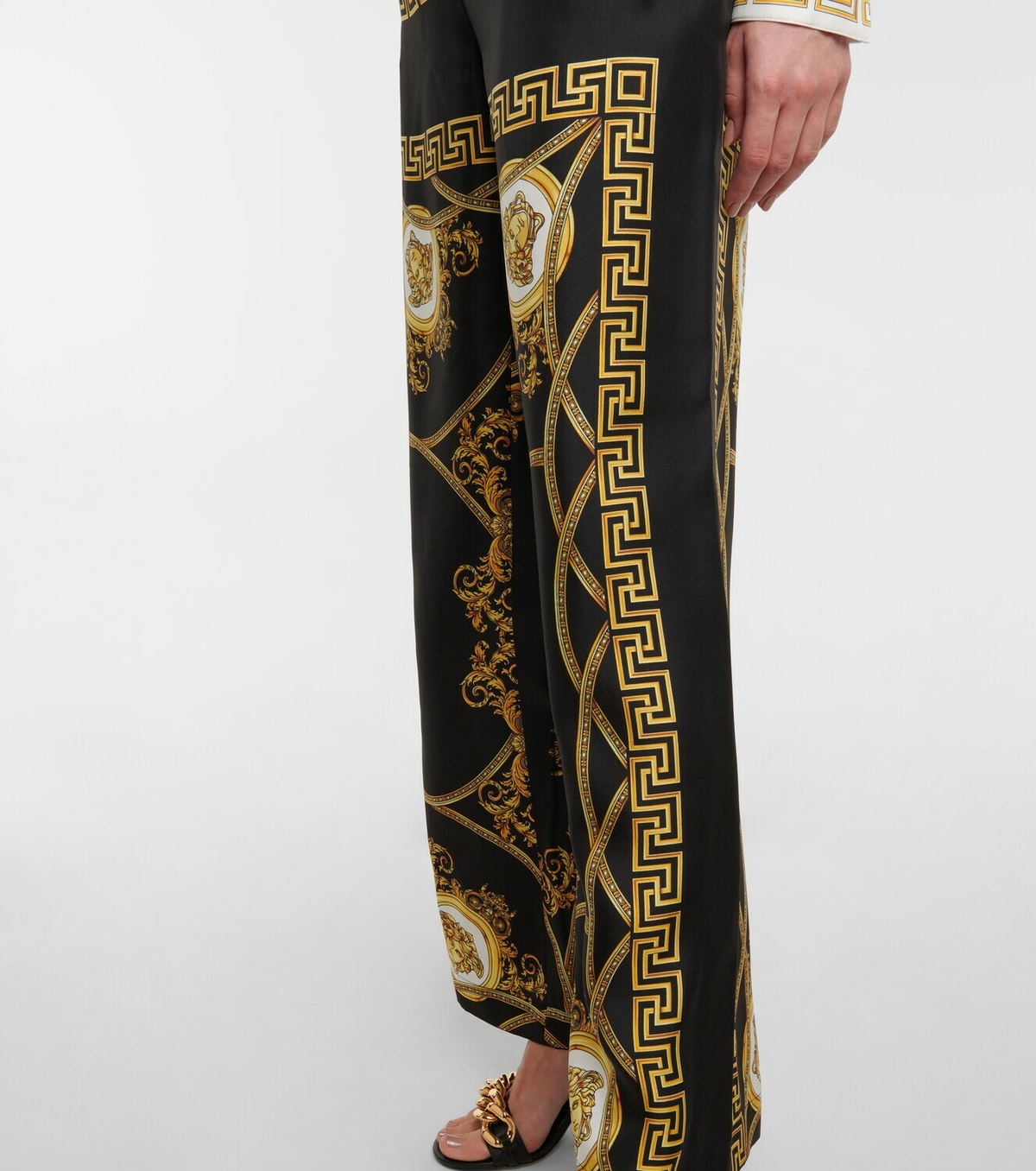 Versace La Coupe Des Dieux print pants Versace