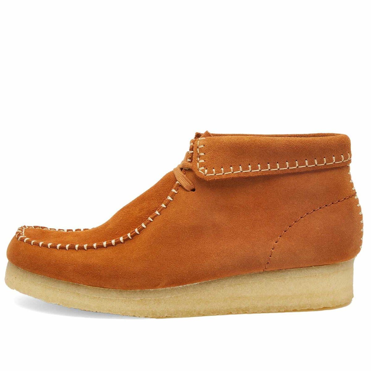 Clarks Originals Women's Wallabee Stitch Boots in Ginger Suede Clarks ...
