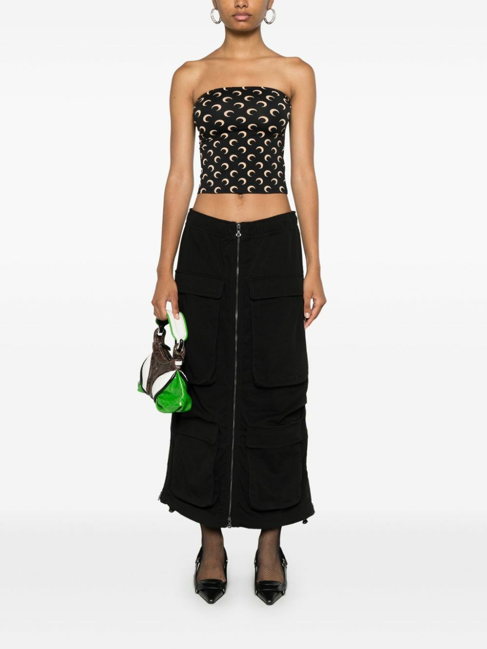 Marine Serre Black Moon Top Marine Serre