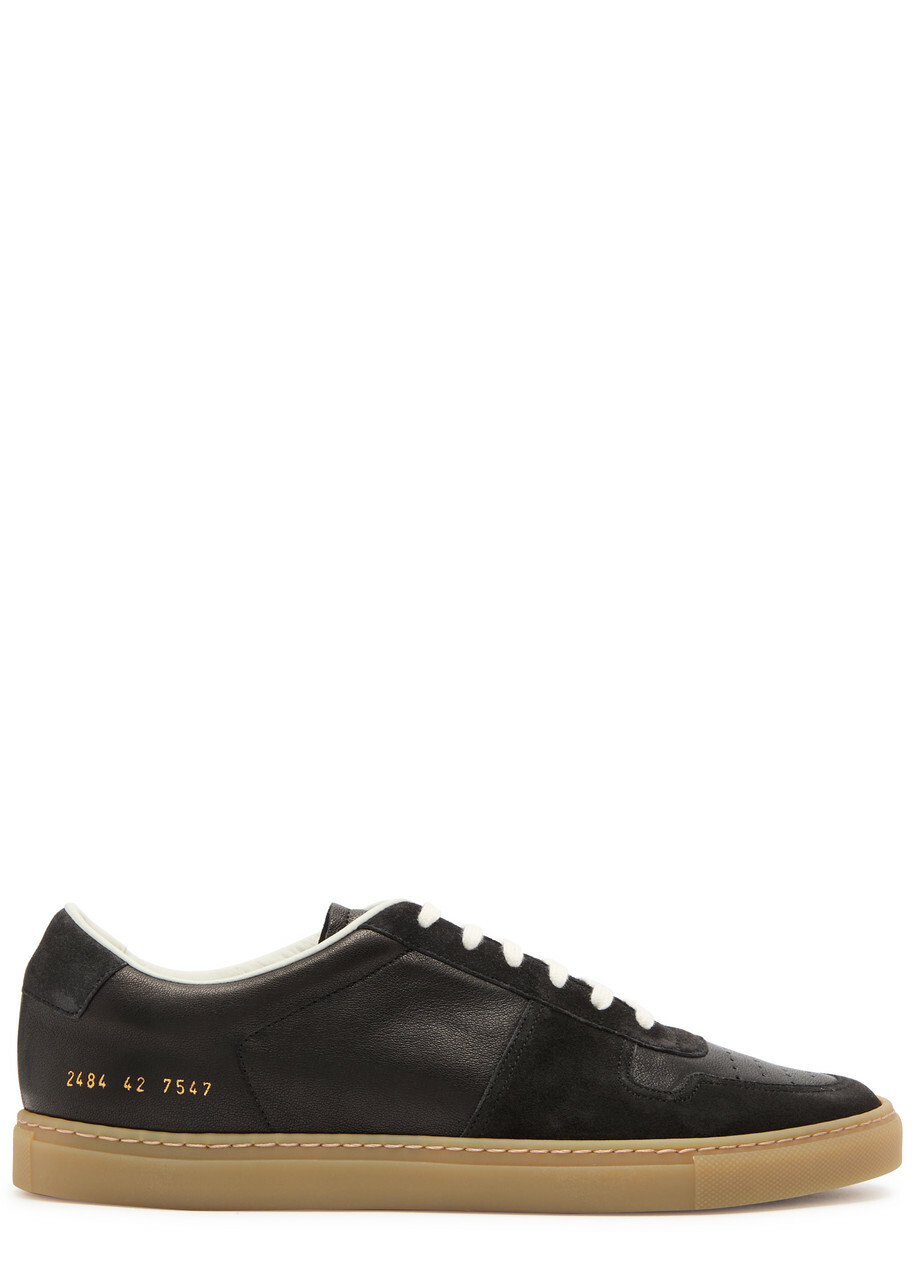 Common Projects BBall Panelled Leather Sneakers Black Common Projects