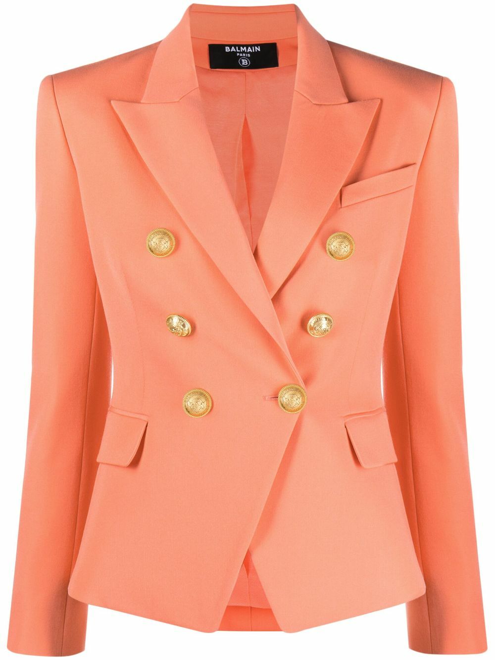 BALMAIN - Double Breasted Wool Jacket Balmain