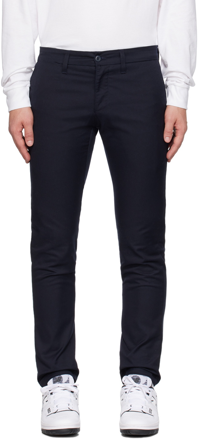 Carhartt Work In Progress Navy Sid Trousers Carhartt WIP