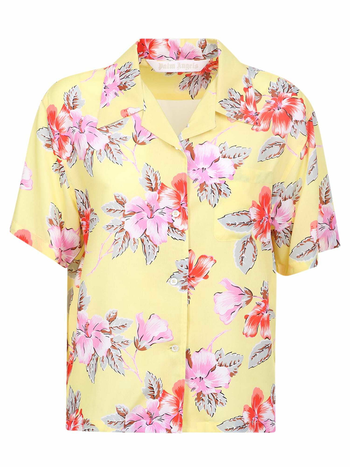 Palm Angels Hibiscus Print Shirt Palm Angels