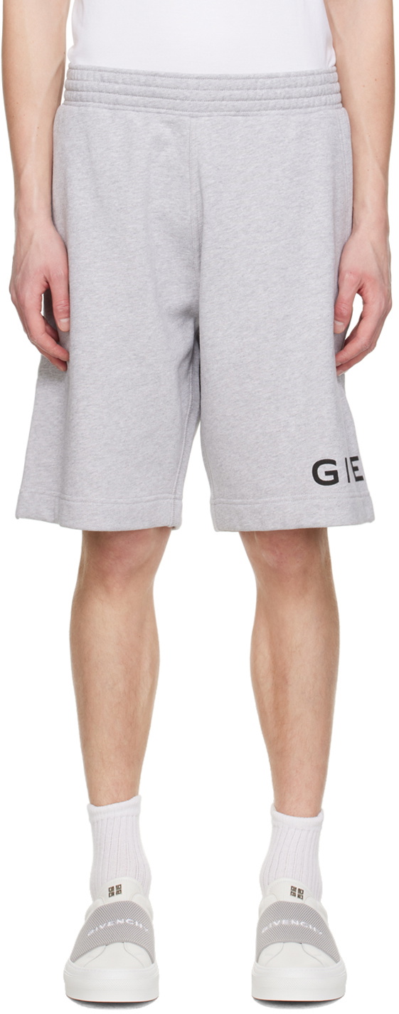 Givenchy Gray Archetype Shorts Givenchy