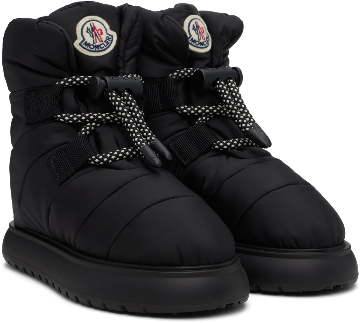 Moncler Black Gaia Pull Snow Boots Moncler