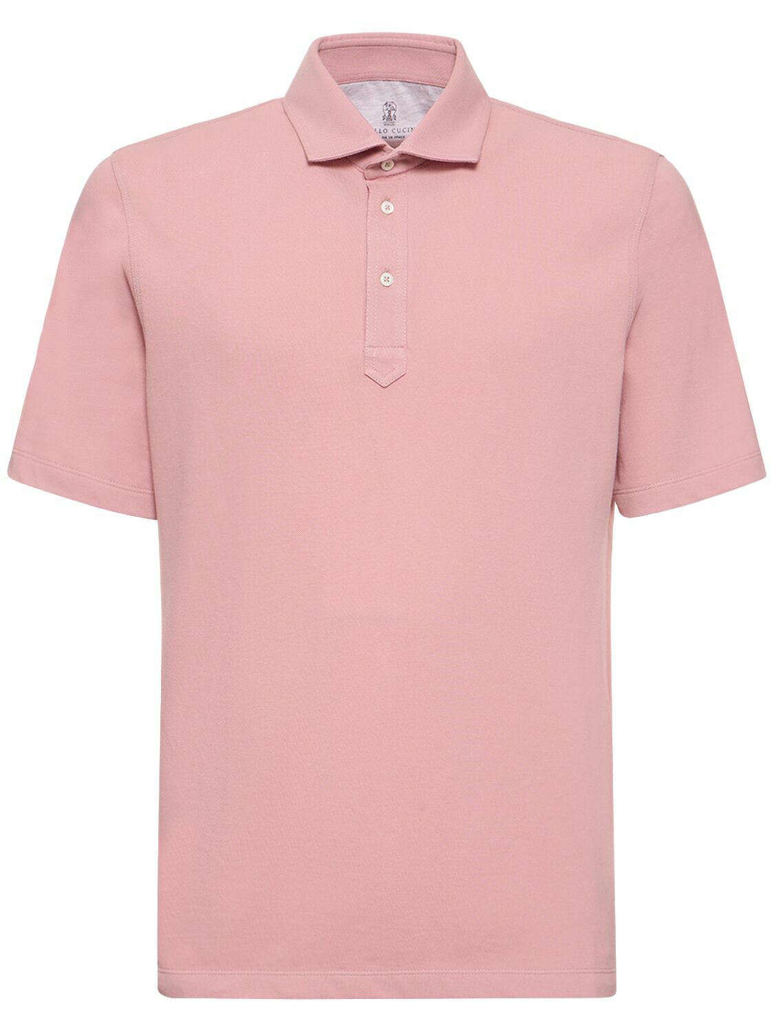 BRUNELLO CUCINELLI - Cotton Piquet Polo Brunello Cucinelli