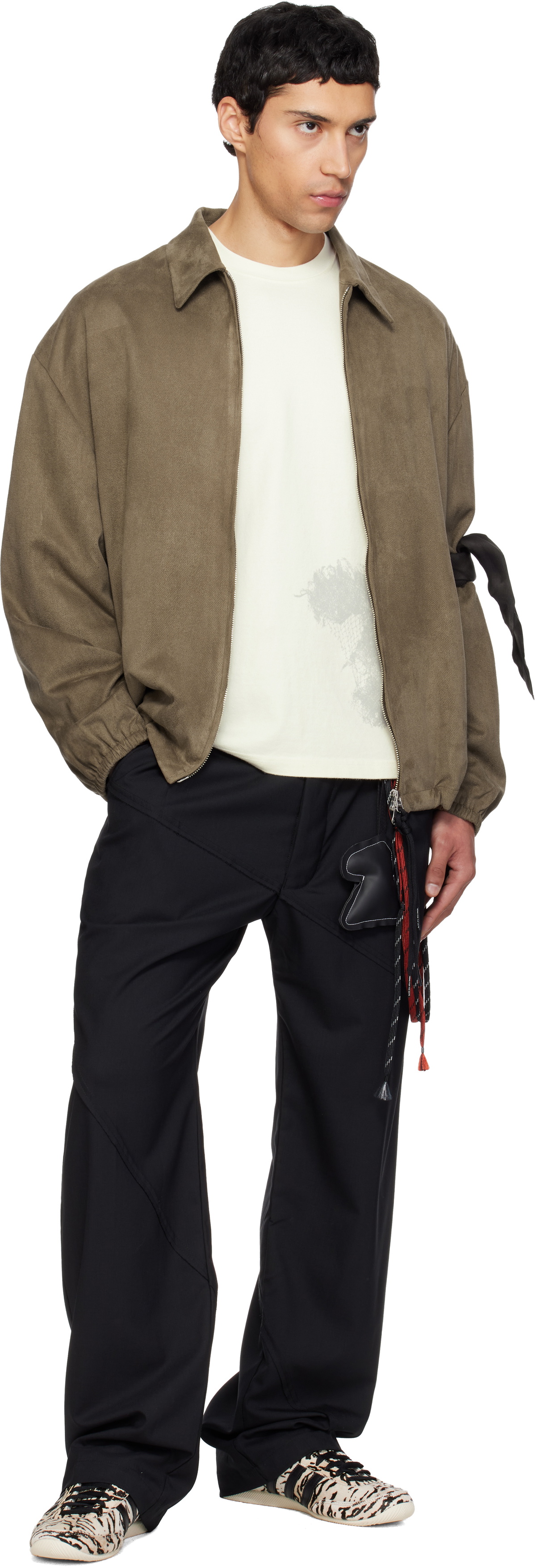 Song for the Mute Brown Slim Coach Jacket Song for the Mute