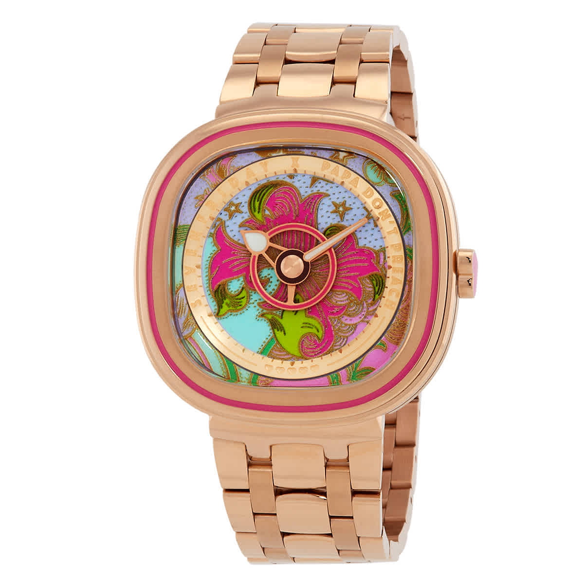 Sevenfriday C Series Automatic Pink Dial Ladies Watch C2/01 'PDP ...