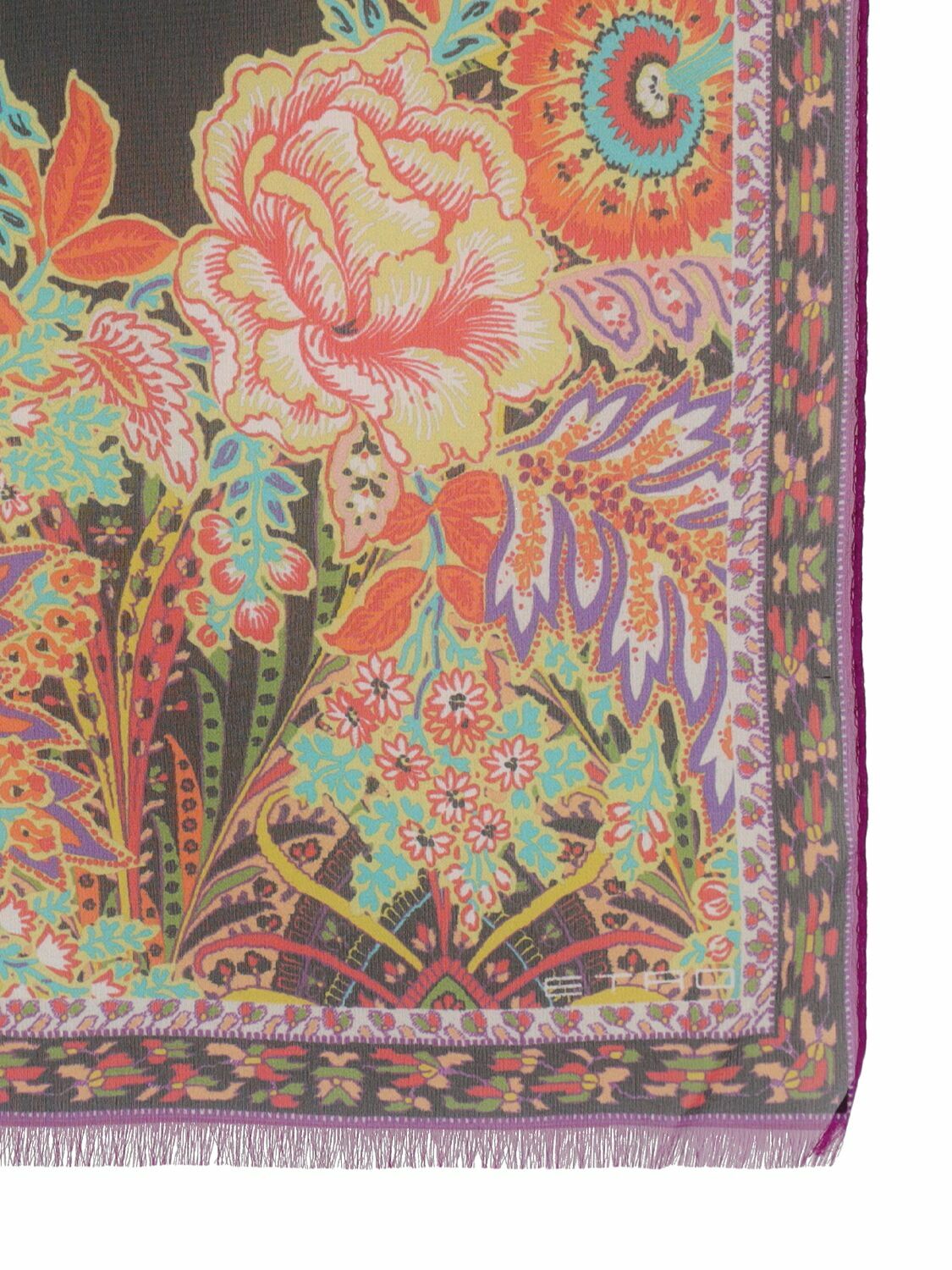 ETRO - Printed Silk Scarf Etro