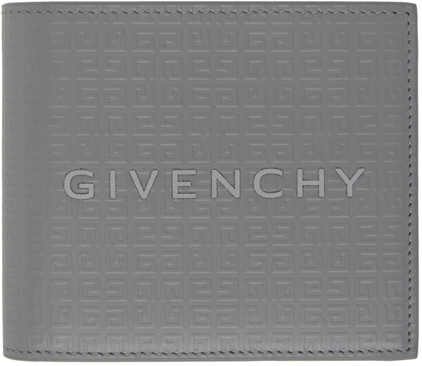 Givenchy Gray 4G Micro Leather Wallet Givenchy Givenchy Gray 4G Micro Leather Wallet Givenchy