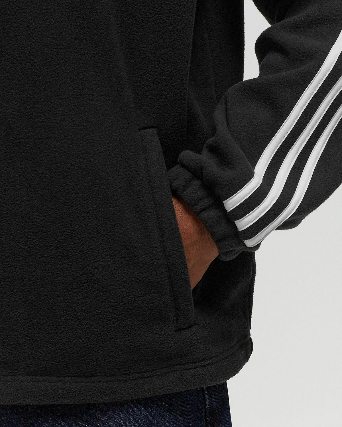 Adidas Fleece Hoodie Black Hoodies/Zippers adidas