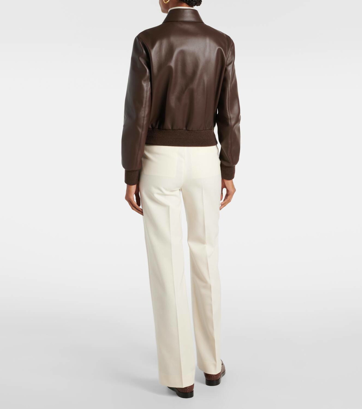 Ralph Lauren Collection Sullivan leather bomber jacket Ralph Lauren ...
