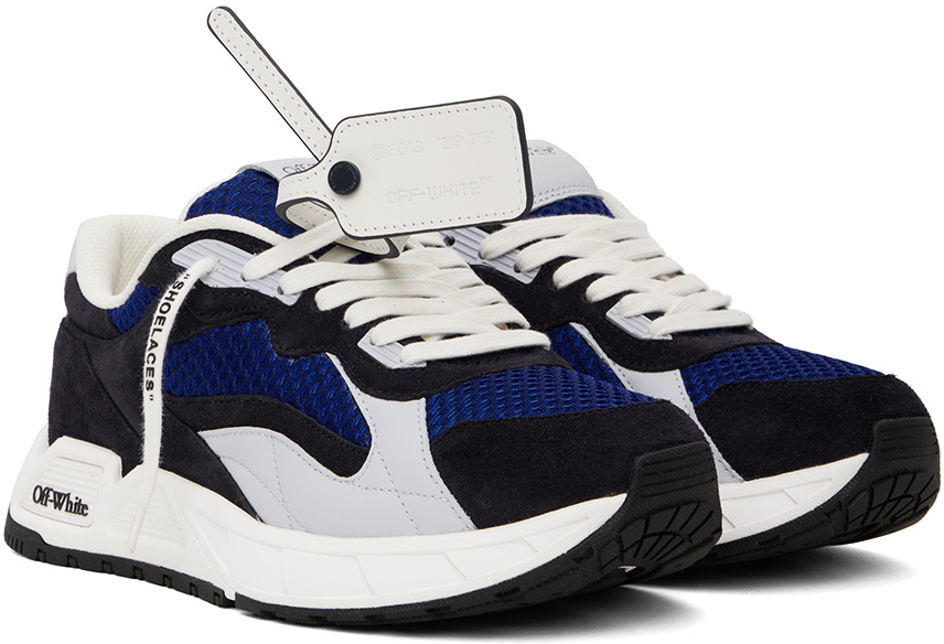 Off-White Navy & Black Kick Off Shoes Off-White