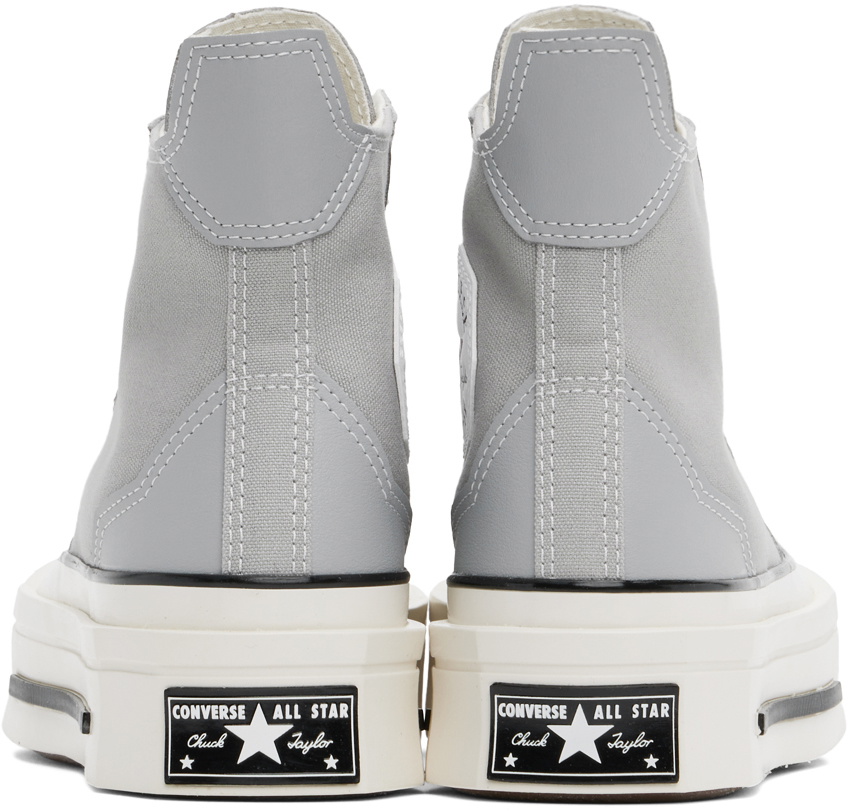Converse Gray Chuck 70 De Luxe Squared High Top Sneakers Converse