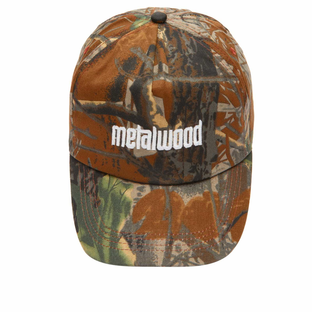 Metalwood Studio Men's Metal Logo Cap in Real Leaf Camo Metalwood