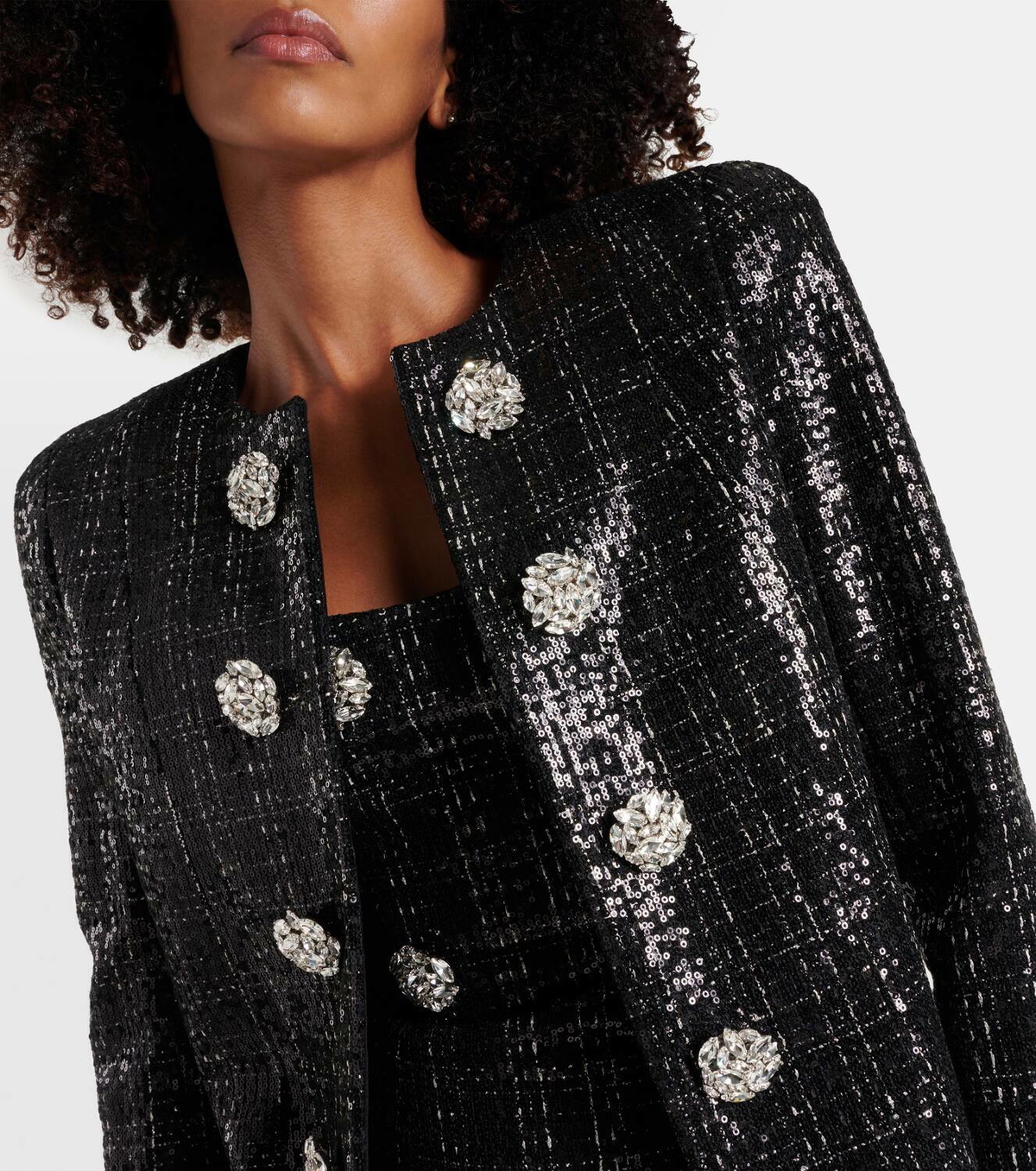 Balmain Sequined tweed jacket Balmain