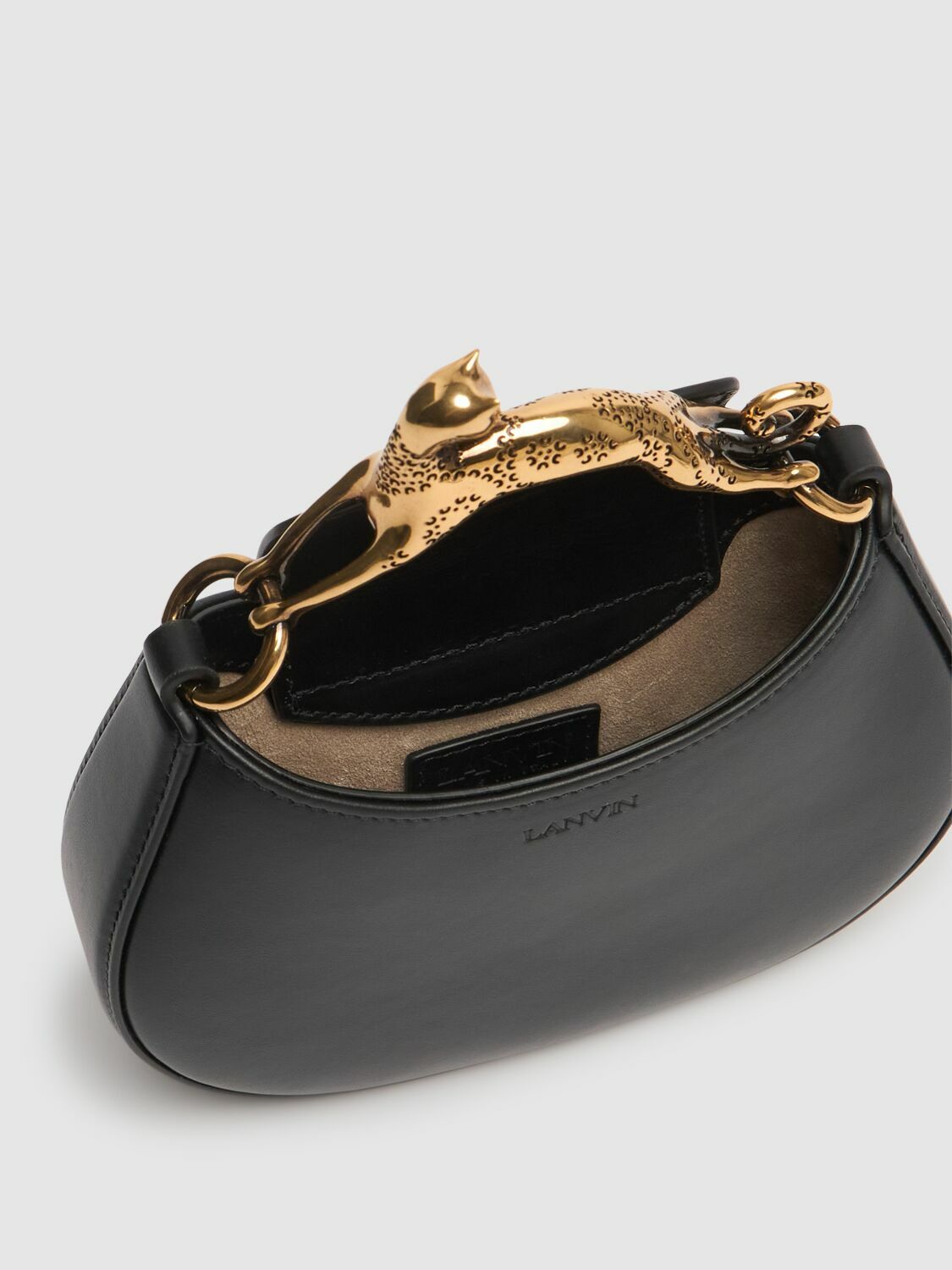 LANVIN Nano Cat Handle Hobo Bag Lanvin