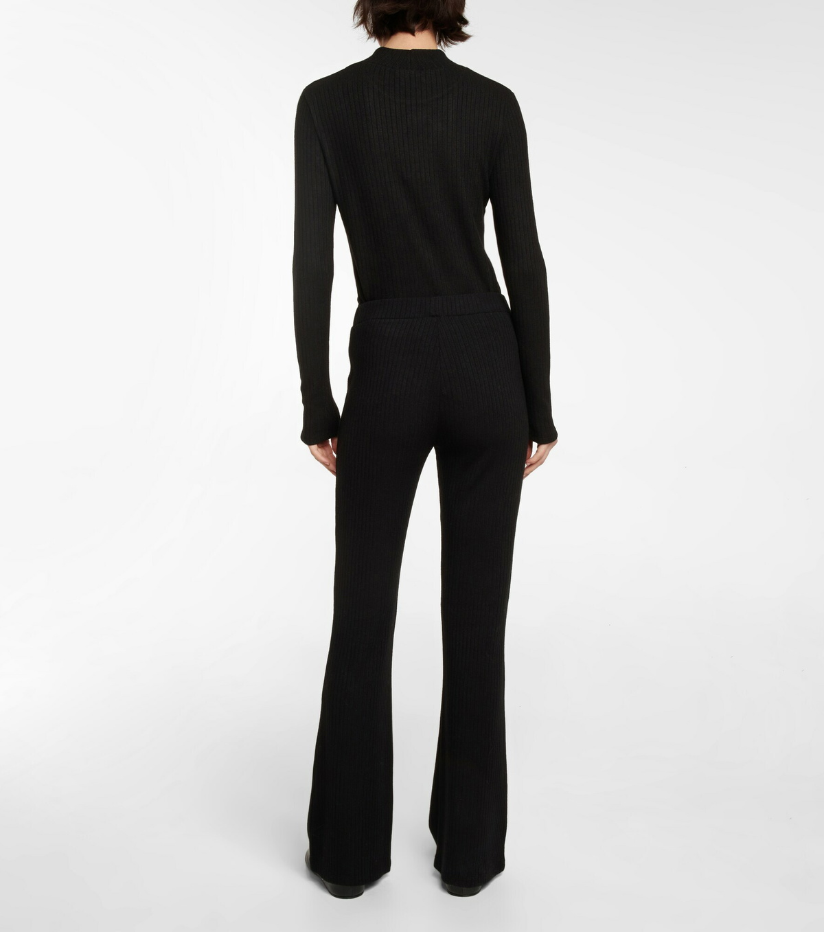 Vince - Ribbed-knit flared pants Vince