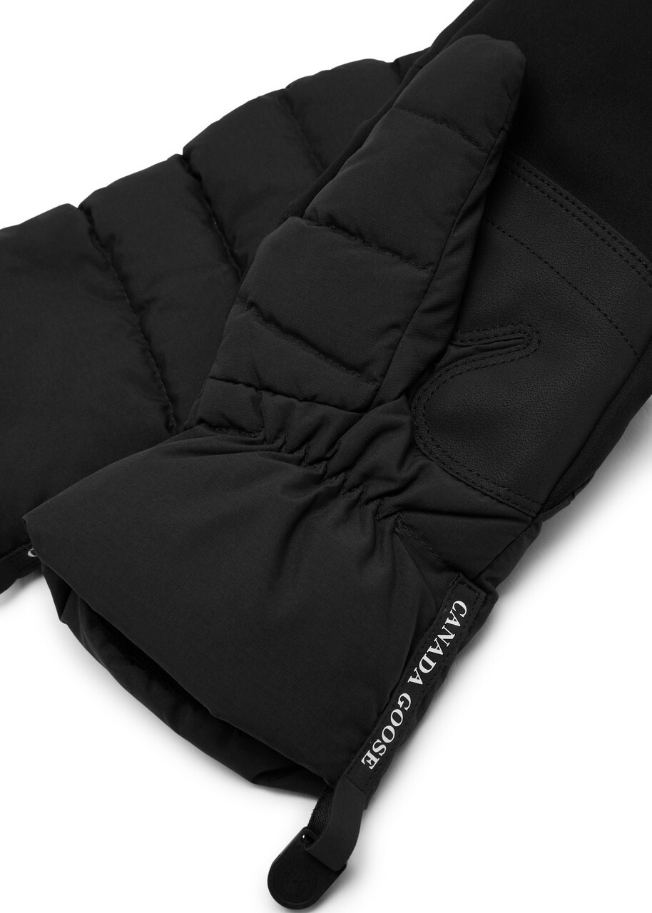 Canada Goose Puffer Quilted Shell Mittens Black Canada Goose