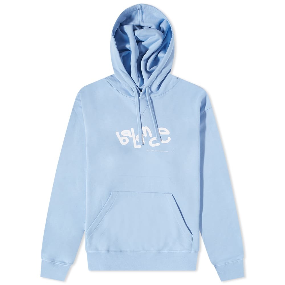 Objects IV Life Men's Balance Print Hoody in Pop Blue Objects IV Life