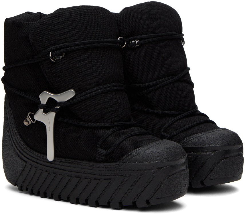 HELIOT EMIL Black Flux Boots Heliot Emil
