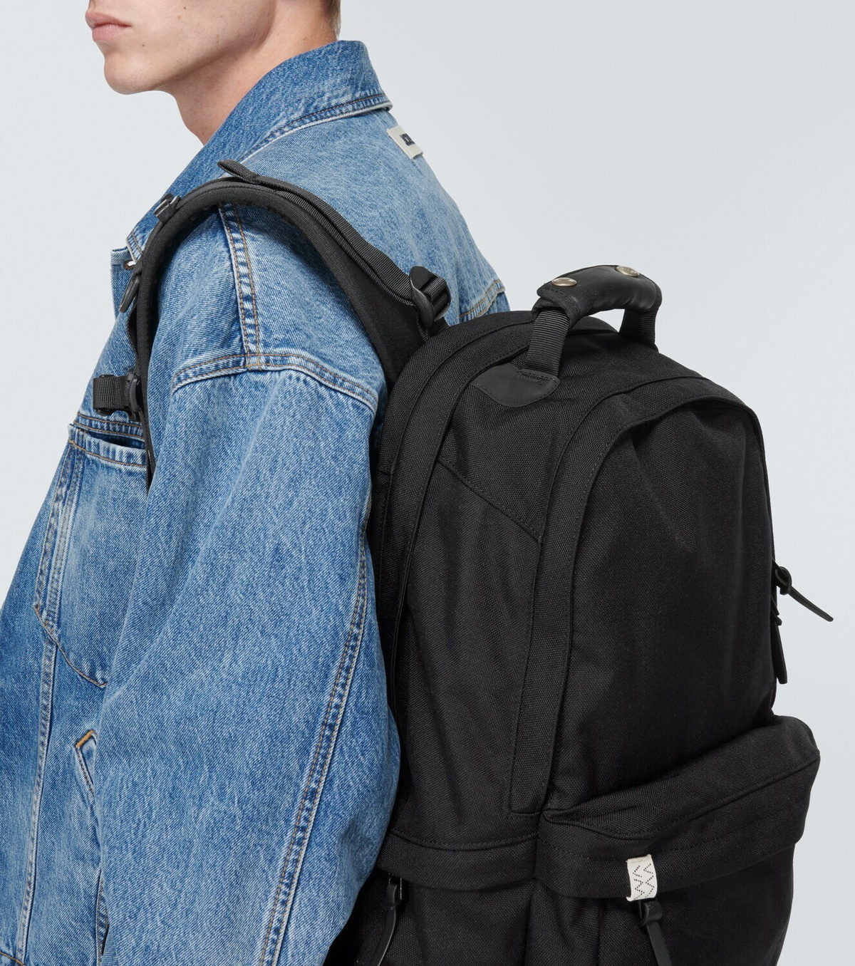 Visvim Leather-trimmed backpack Visvim