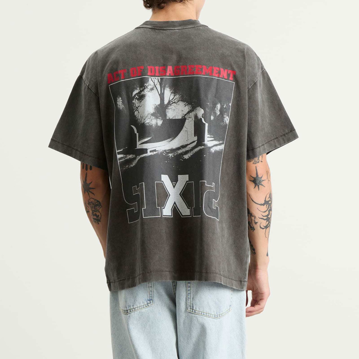 Vans Men's x A.O.D. Ramp T-Shirt in Raven Vans