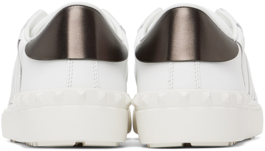 Valentino Garavani White Open 'VLTN' Sneakers Valentino Garavani