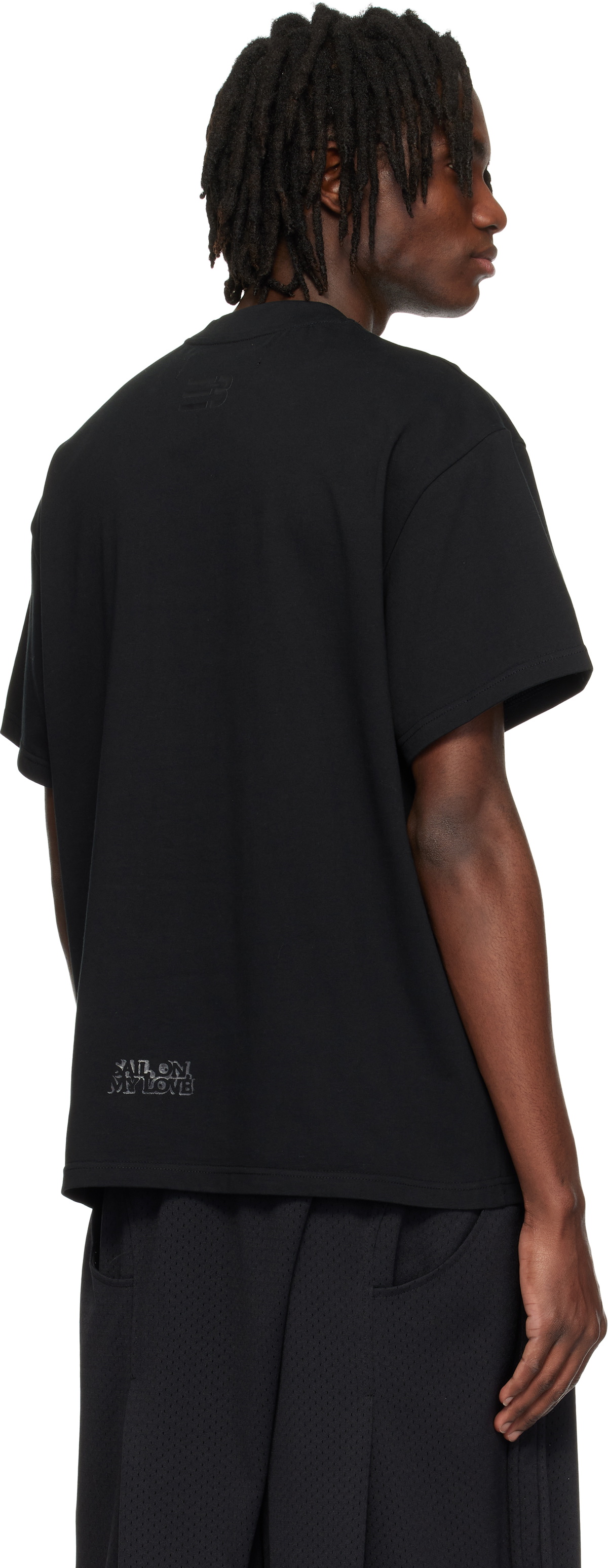 NAMESAKE Black Neal Stamp T-shirt NAMESAKE