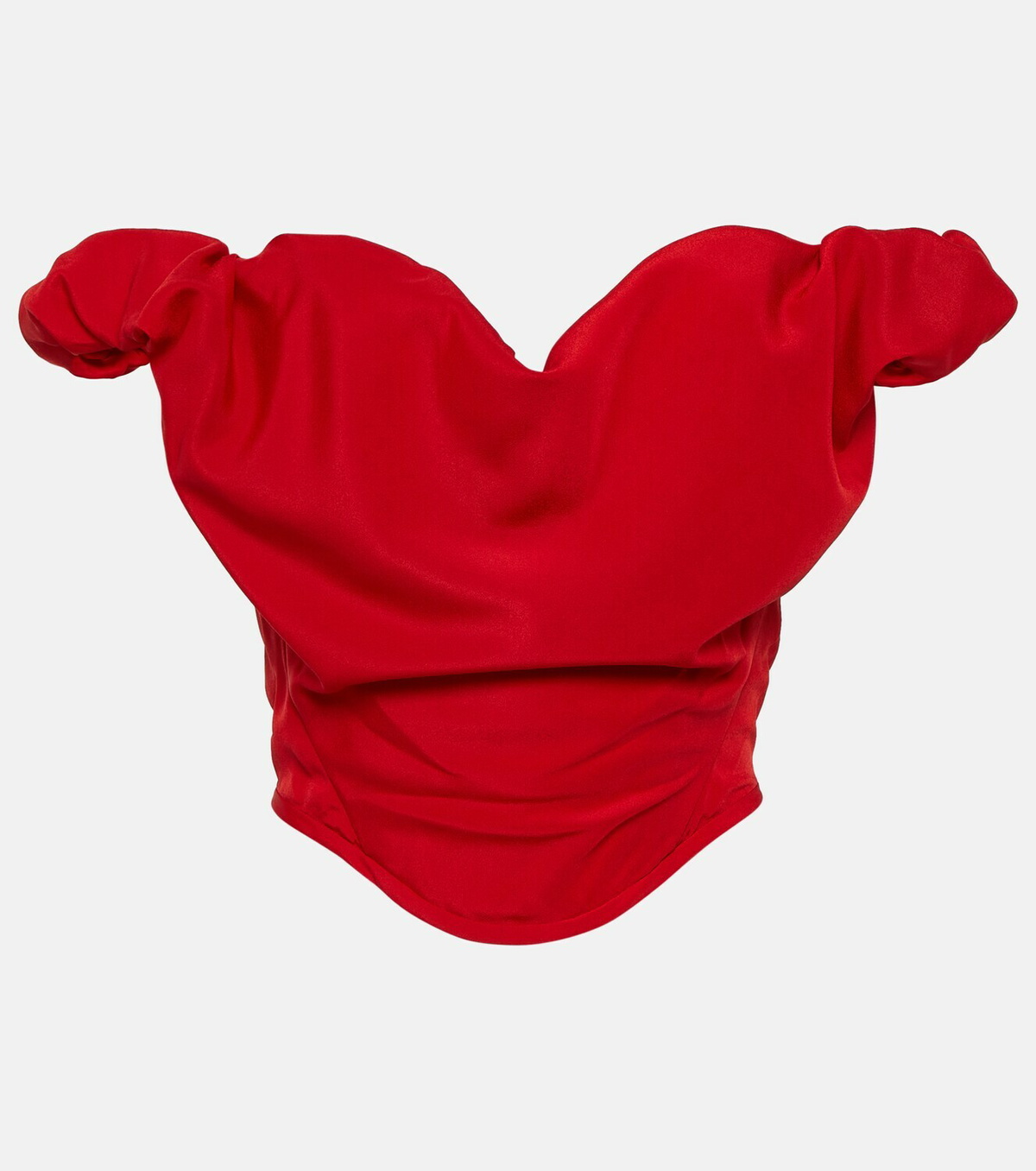 Vivienne Westwood Gathered crêpe bustier Vivienne Westwood