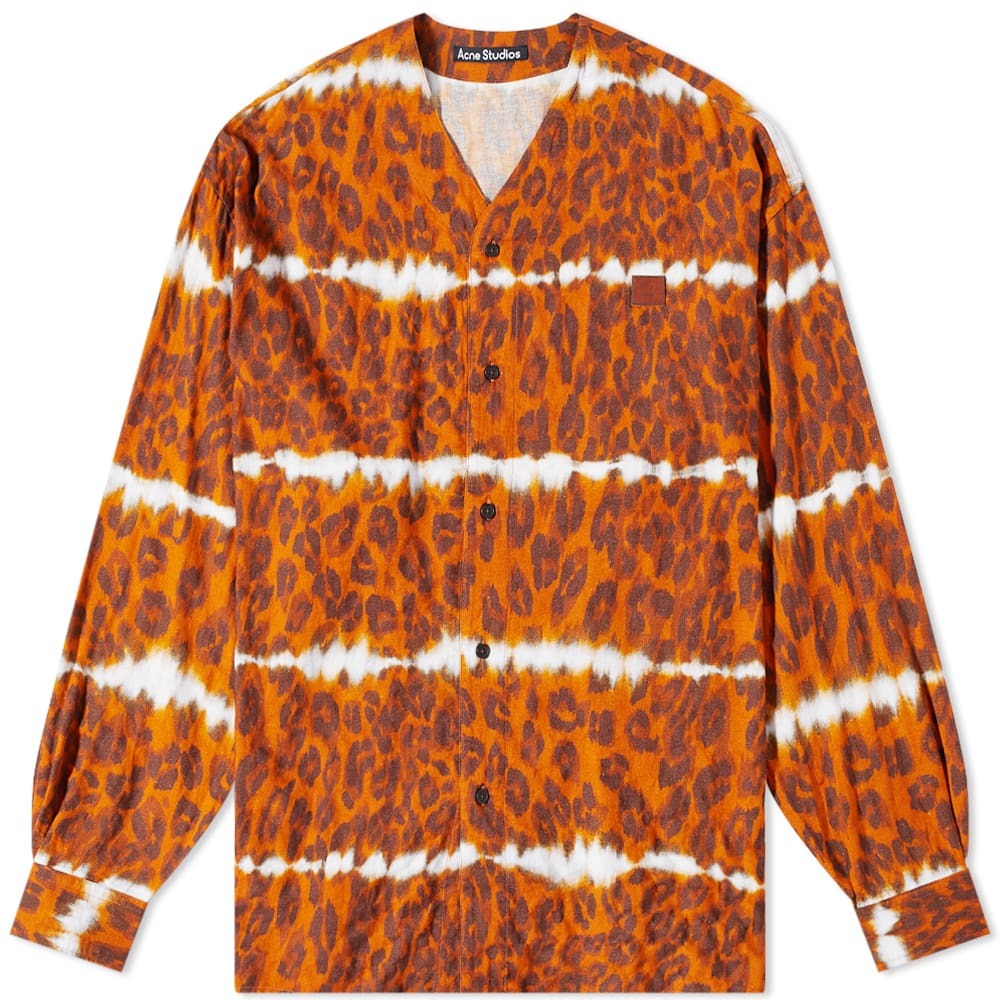 Acne Studios Sandit Leopard Face Shirt Acne Studios