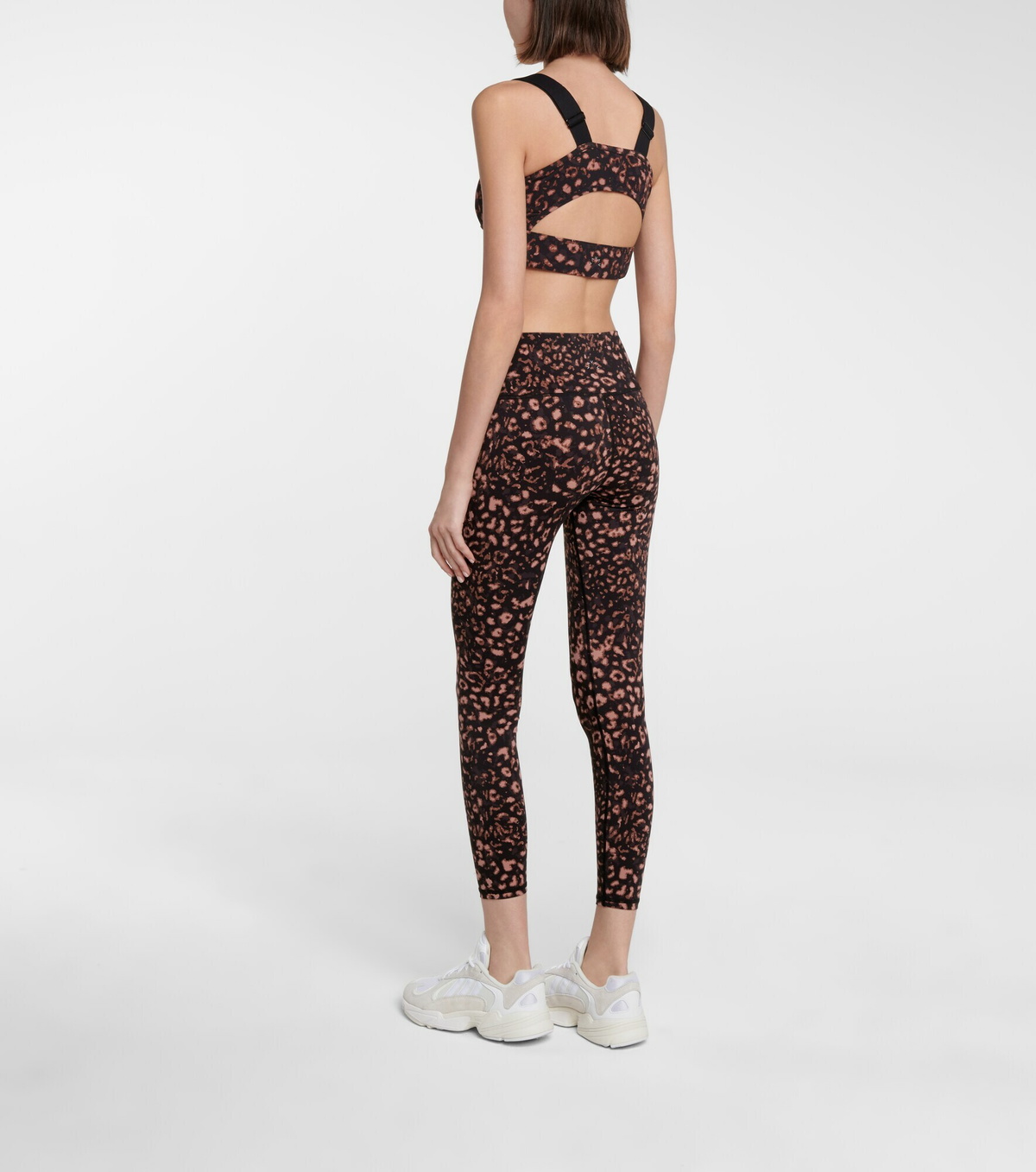 Varley - Edris leopard-print sports bra Varley