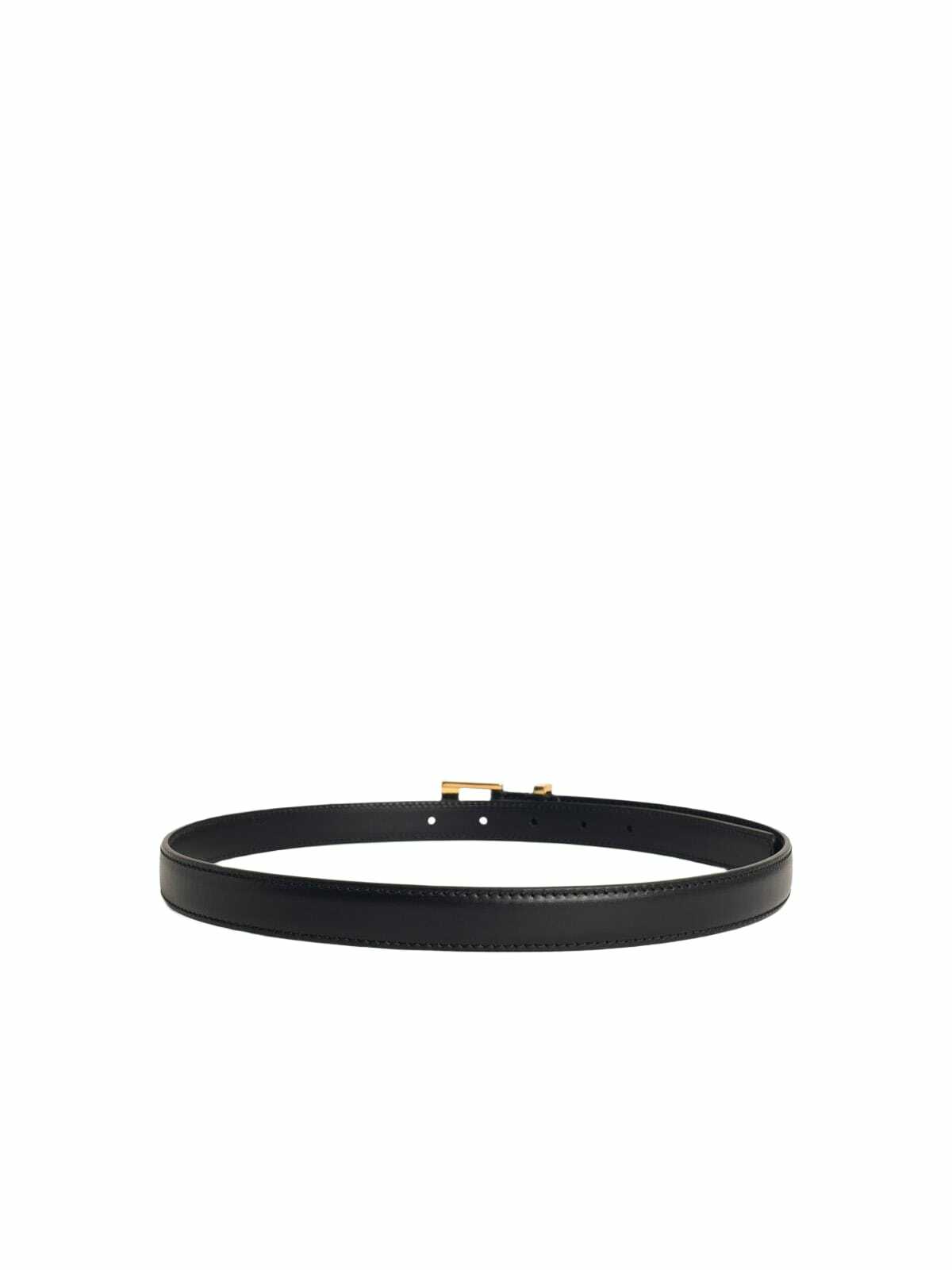 Khaite manhattan Black Leather Belt Khaite