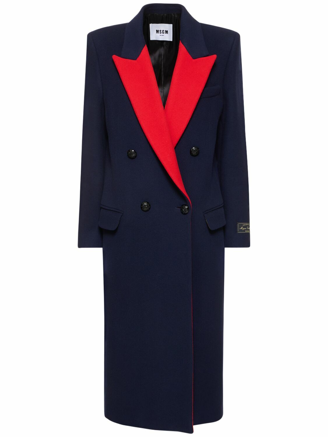 MSGM - Wool Blend Long Coat MSGM