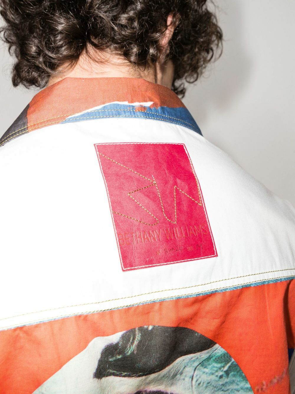 Bethany Williams White Graphic Flag Shirt Bethany Williams