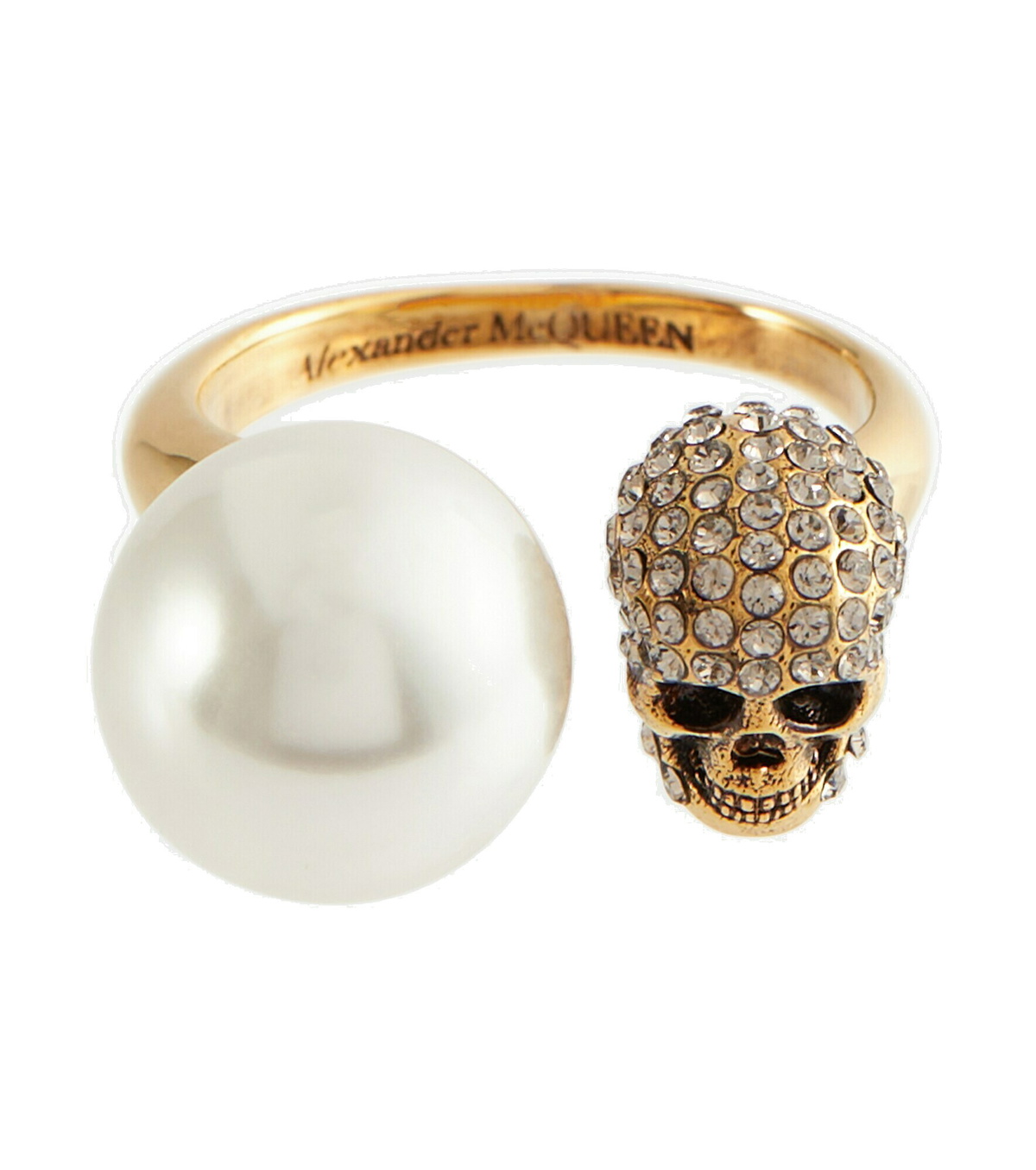 Alexander McQueen - Skull embellished ring Alexander McQueen