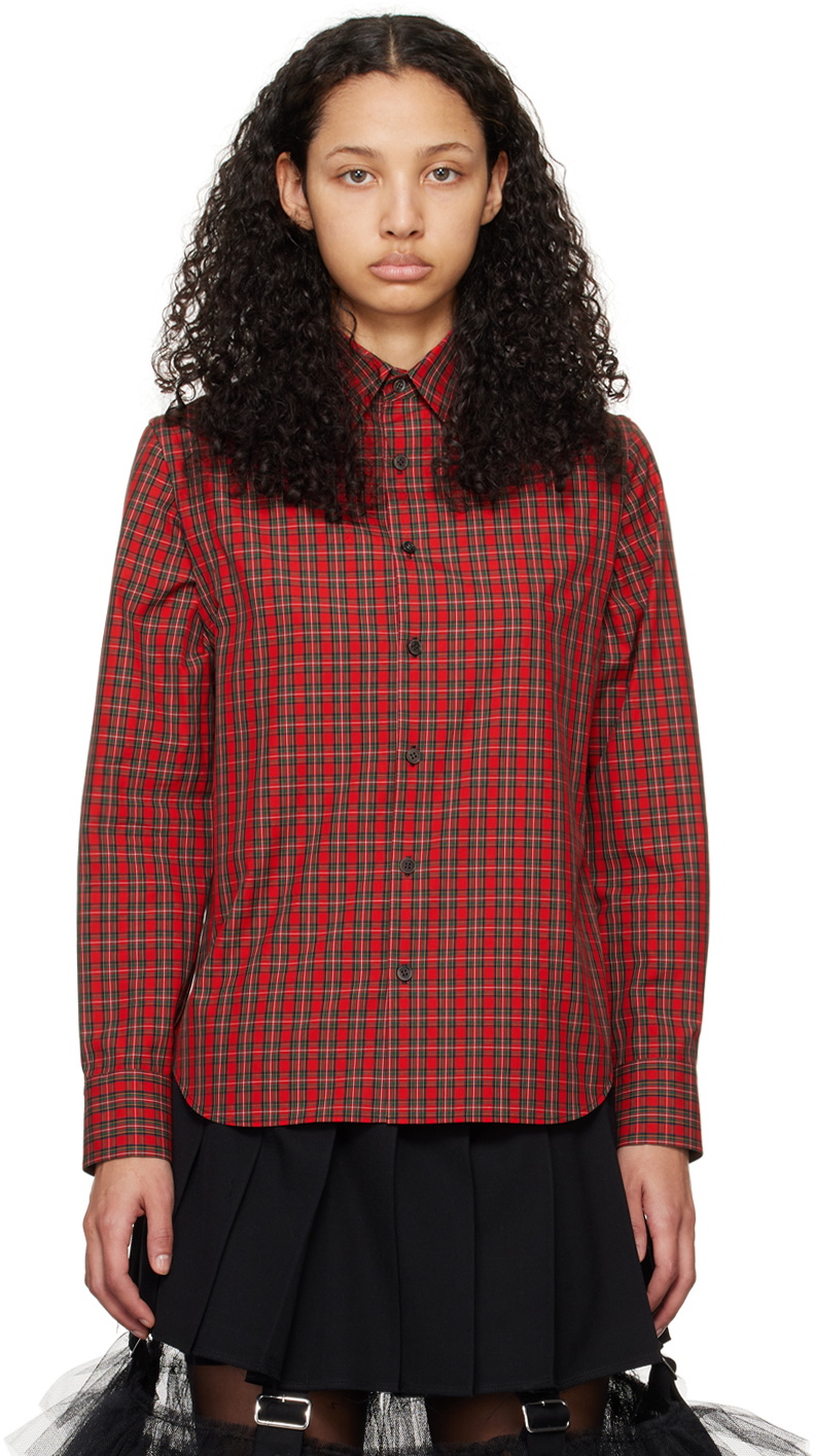 UNDERCOVER Red Detachable Sleeves Shirt Undercover