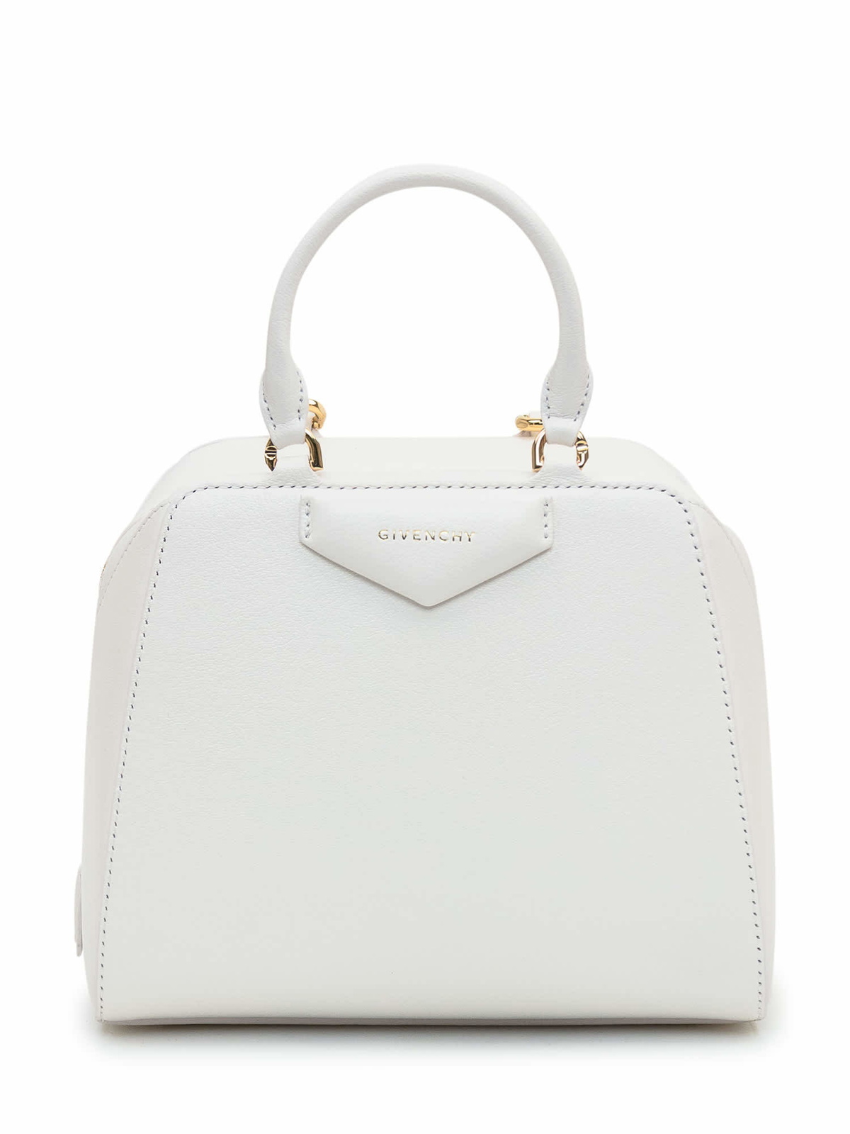 Givenchy Ivory Leather Mini Antigona Cube Handbag Givenchy