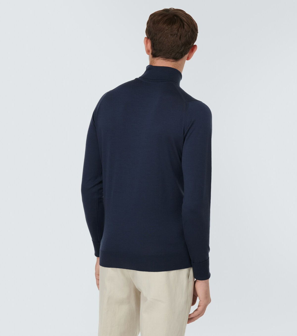 John Smedley Richards wool turtleneck sweater John Smedley