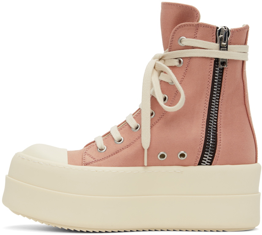 Rick Owens DRKSHDW Pink Double Bumper Sneakers Rick Owens Rick Owens DRKSHDW Pink Double Bumper Sneakers Rick Owens