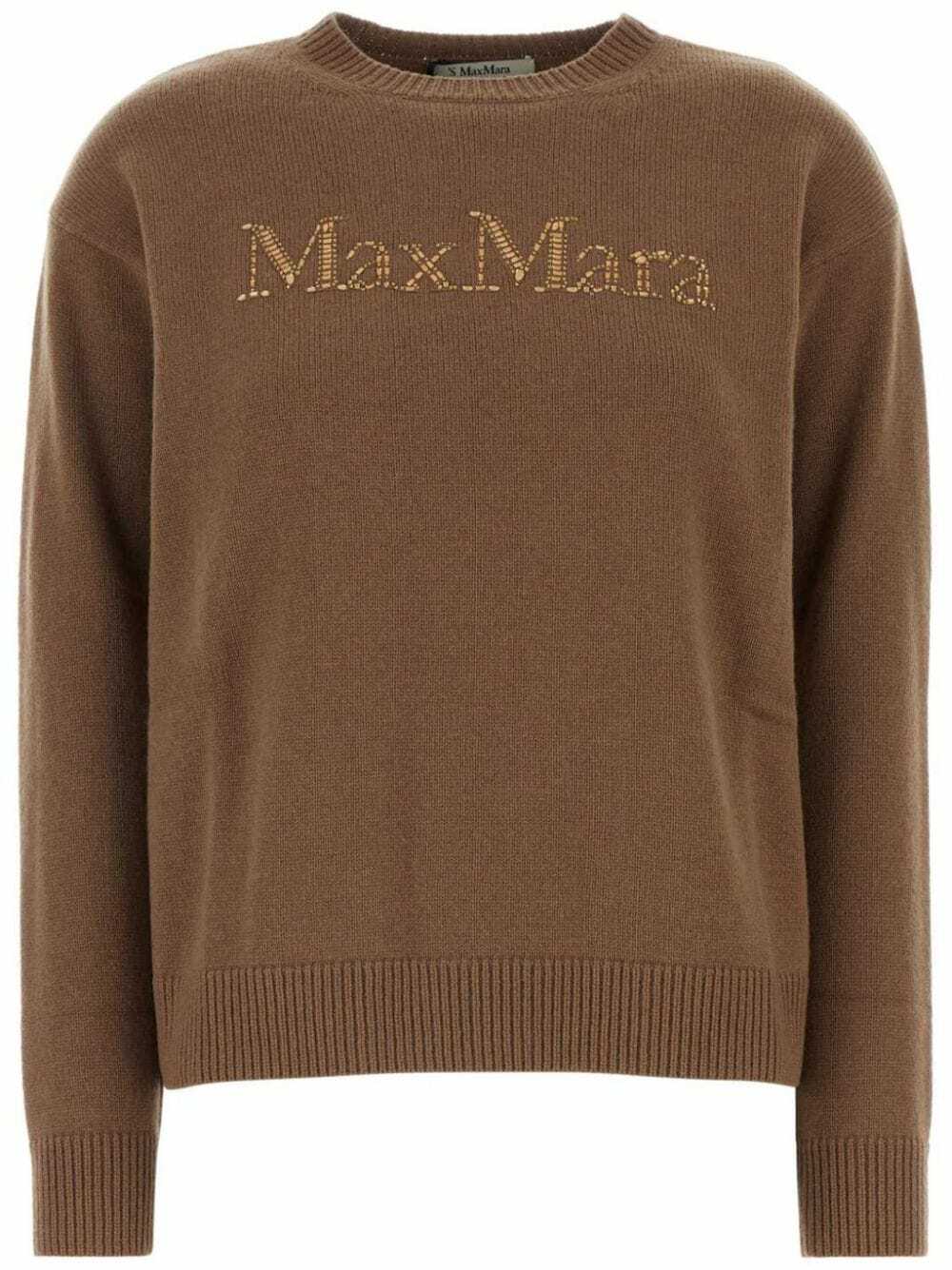 'S MAX MARA - Logo Wool Sweater S Max Mara