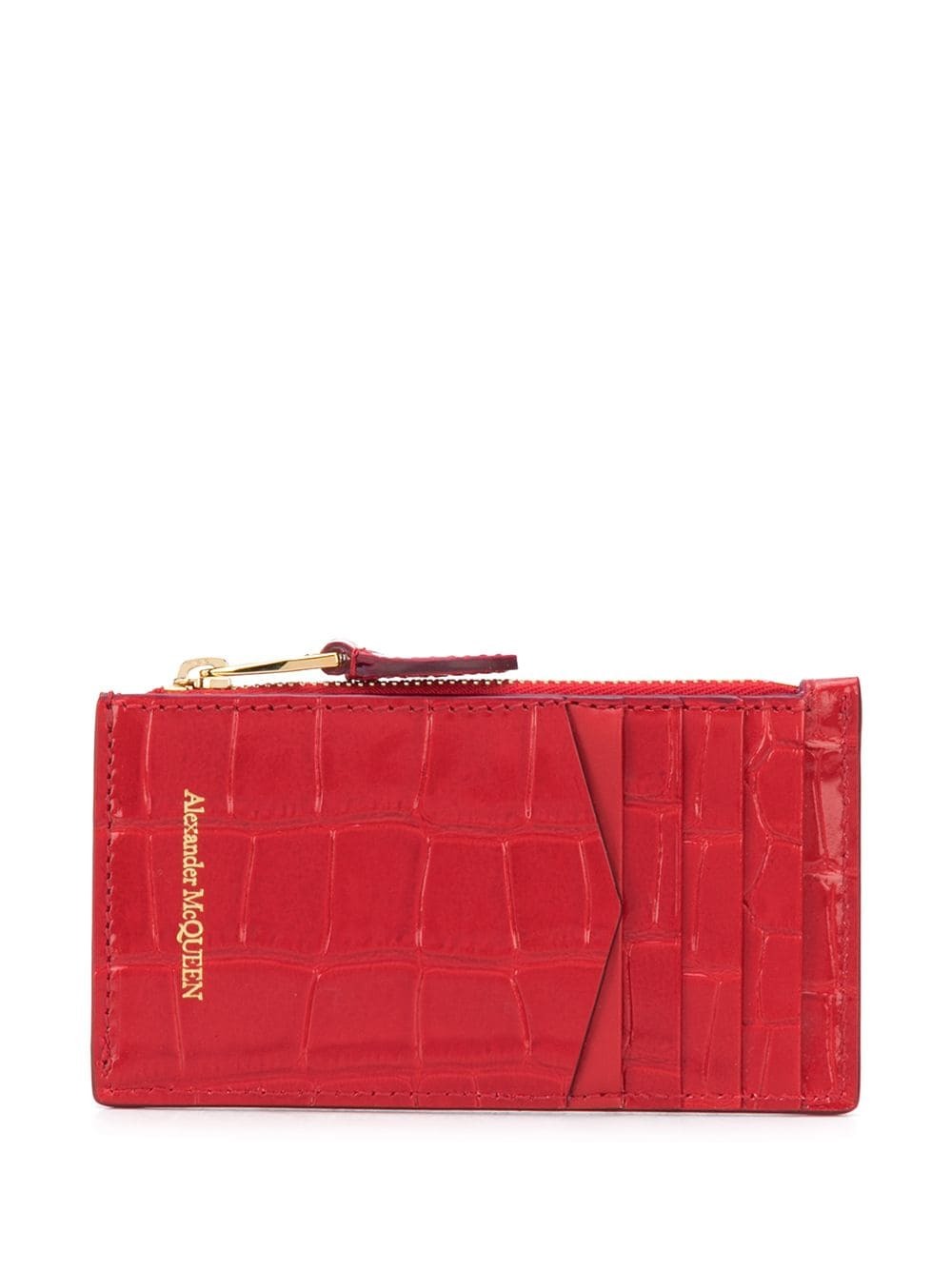 ALEXANDER MCQUEEN - Skull Leather Wallet Alexander McQueen