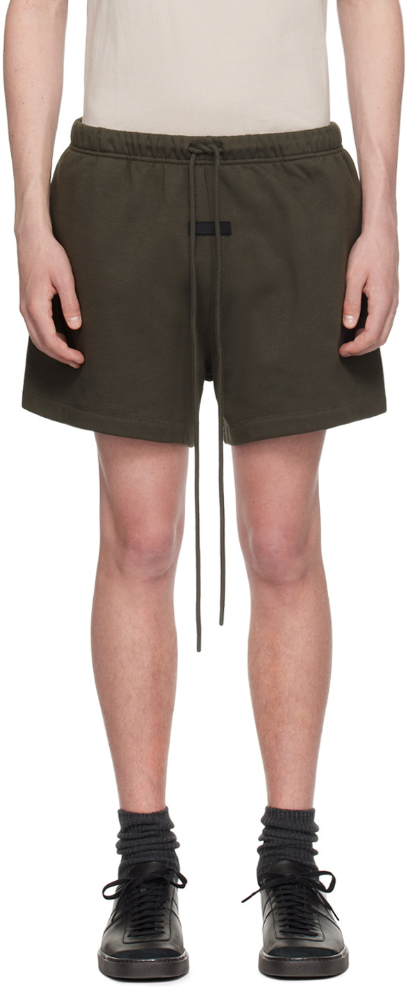 Fear of God ESSENTIALS Gray Drawstring Shorts Fear Of God Essentials