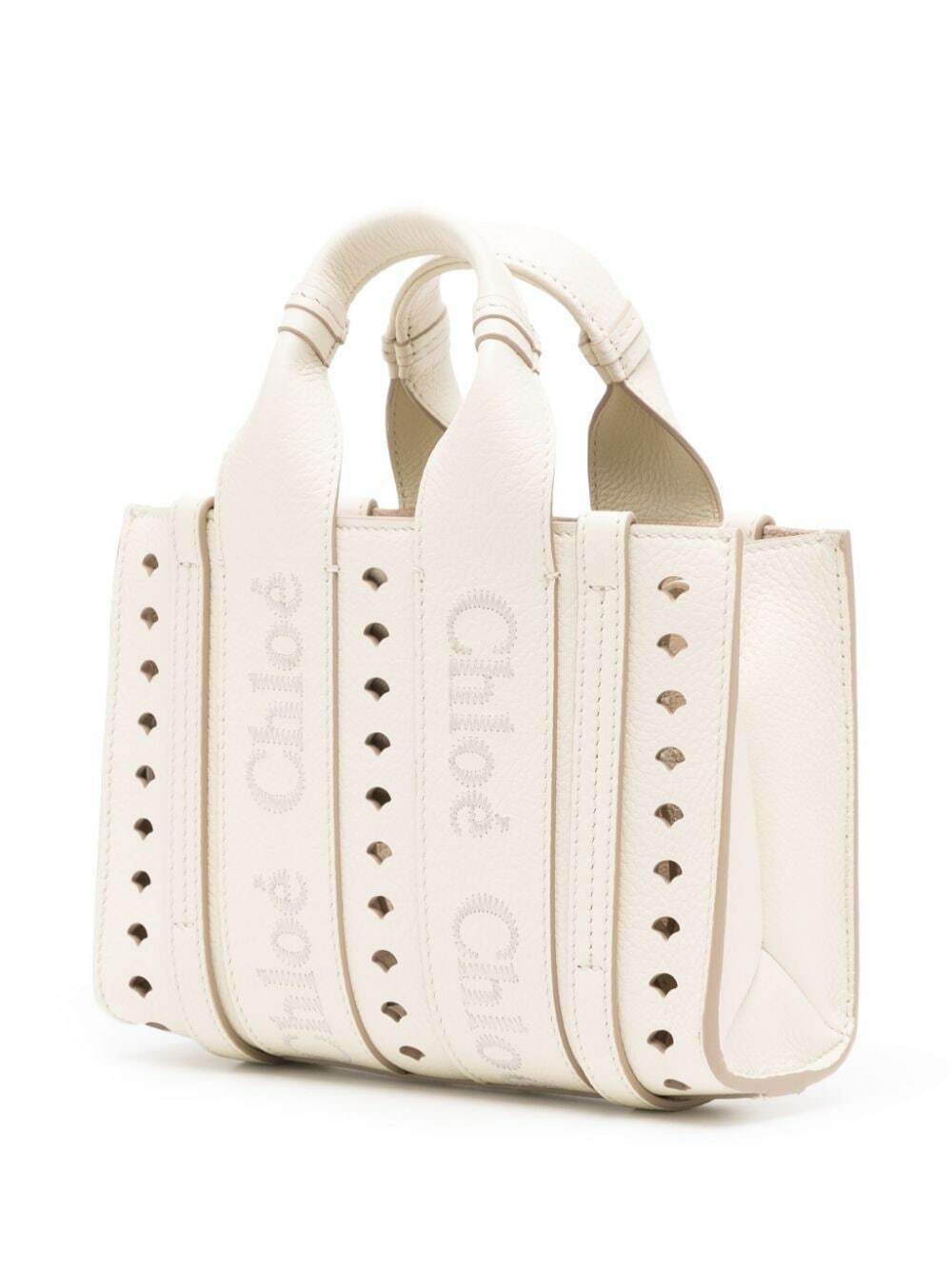 CHLOÉ - Woody Small Leather Tote Chloe