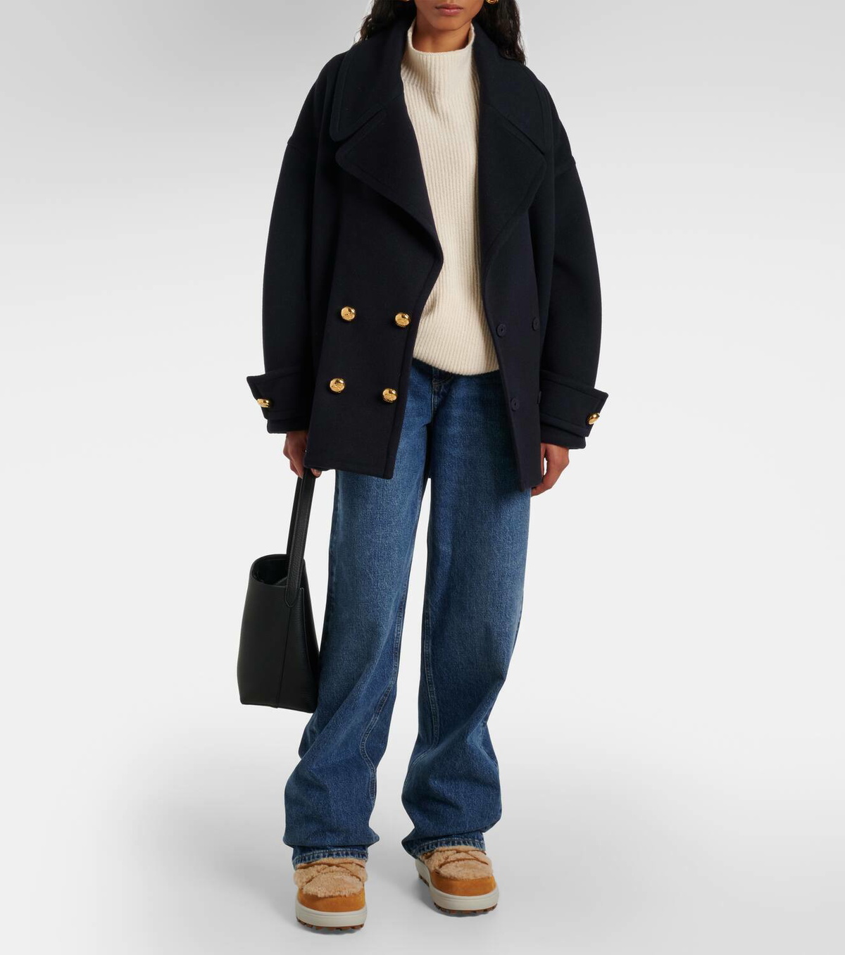 Bogner Chamonix S 10 shearling-trimmed snow boots Bogner