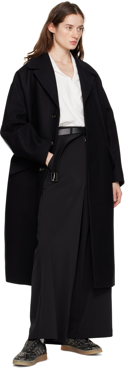 MM6 Maison Margiela Black Pin-Buckle Belt MM6 Maison Margiela