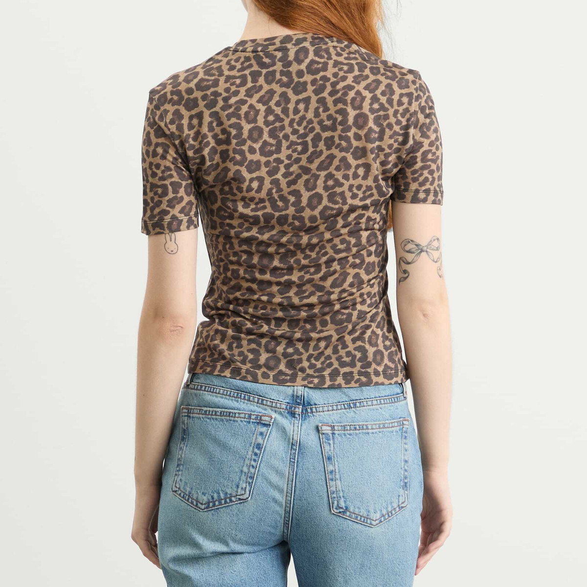 Anine Bing Women's Sylvie T-Shirt in Leopard ANINE BING
