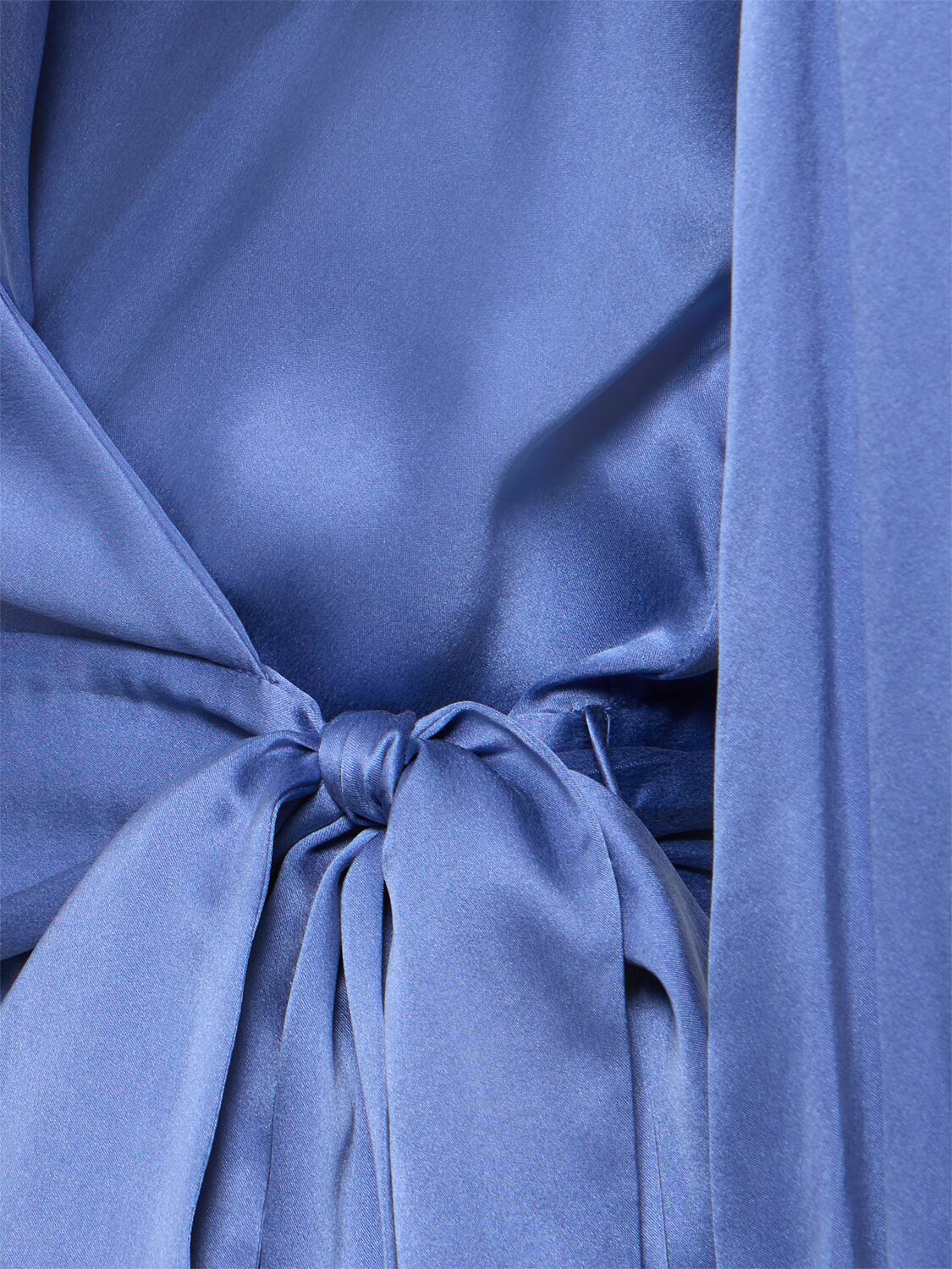 ZIMMERMANN Silk Satin Wrap Top Zimmermann