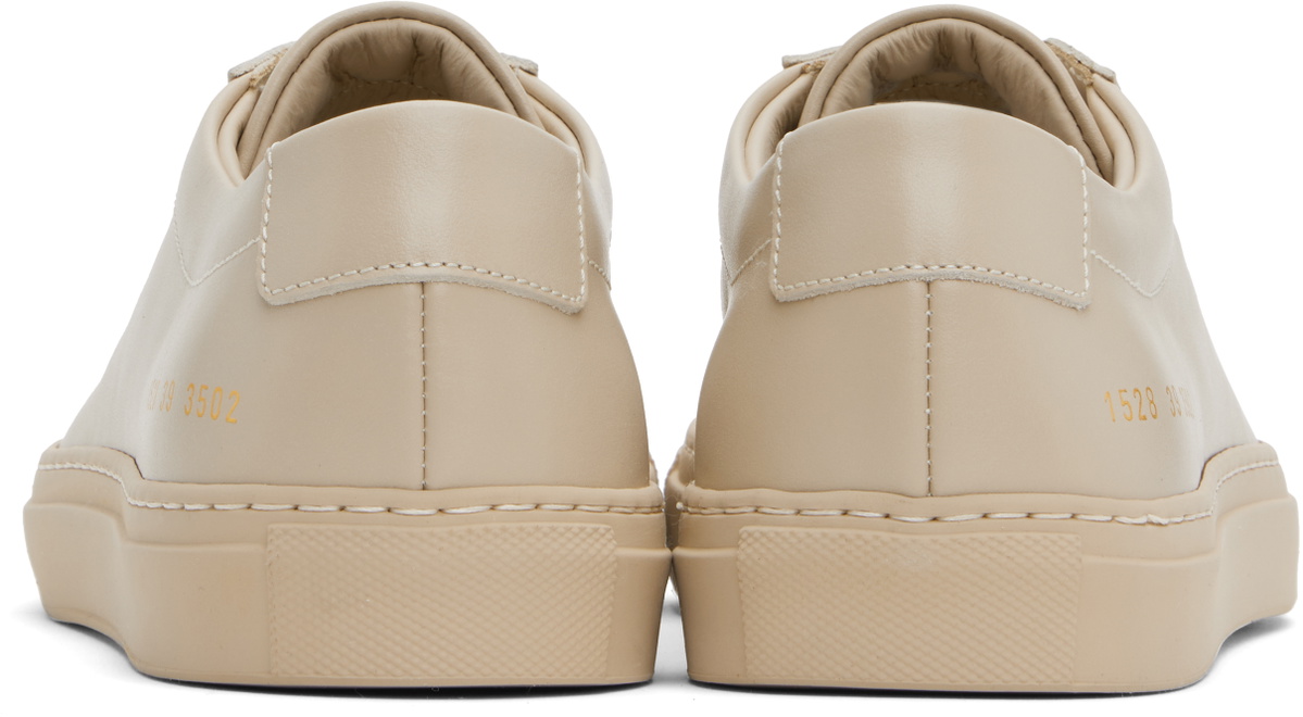 Common Projects Beige Original Achilles Low Sneakers Common Projects