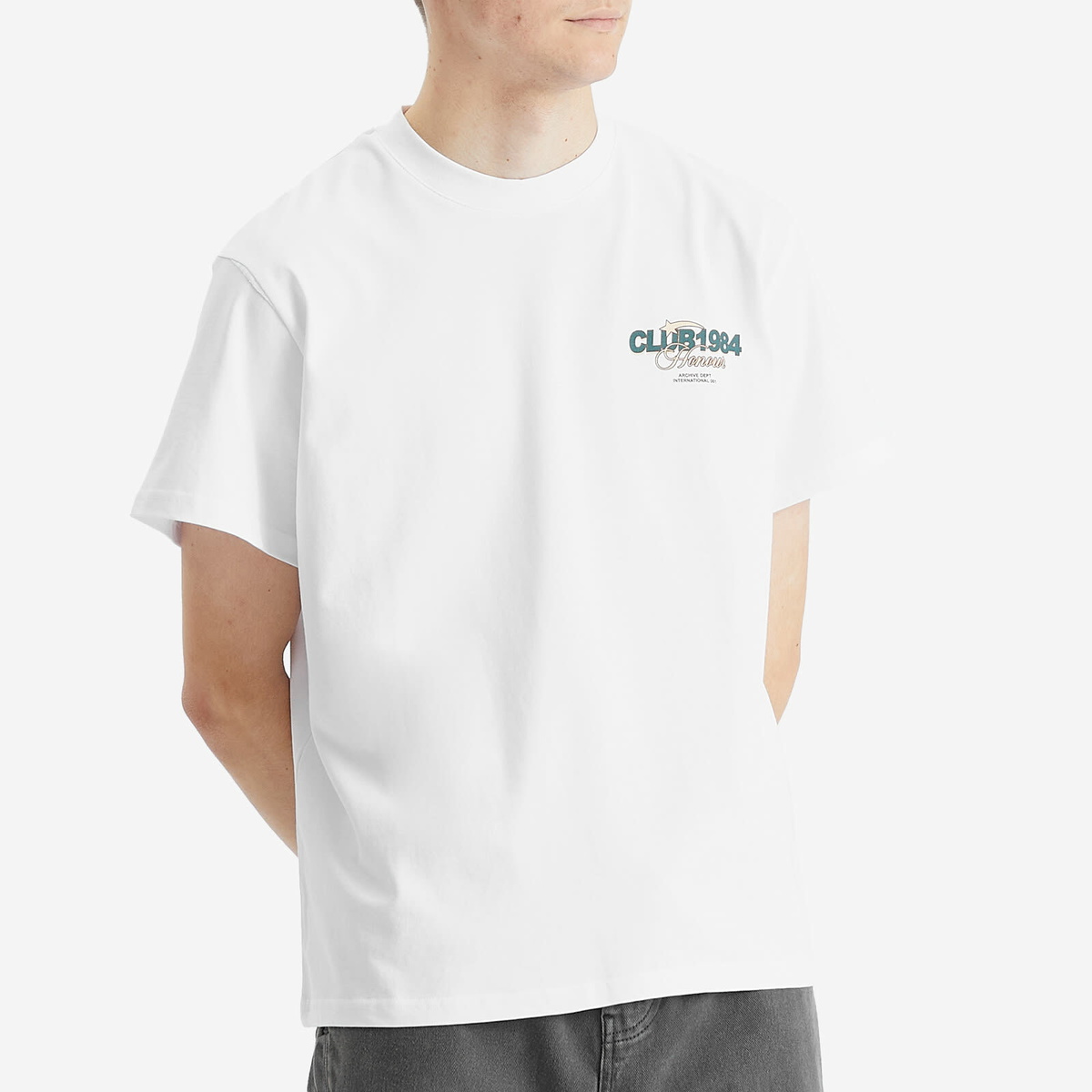 Club 1984 Men's Honour T-Shirt in White Club 1984